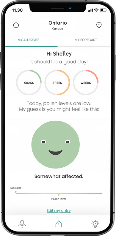 Pollen forecast - ca.klarify